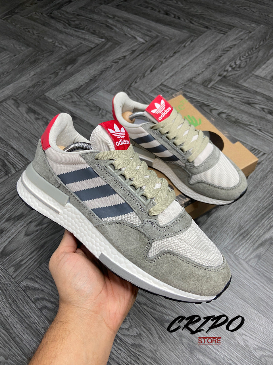 ZX 500 GRIS & ROJO – CRIPO STORE